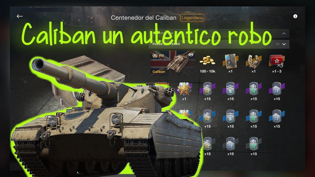 Análisis Caliban wot blitz un autentico ..... - YouTube