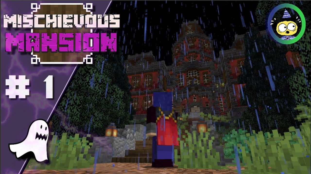 🏡 MISCHIEVOUS MANSION | Ep. #1 : Délicieusement SPOOKY ! Map Aventure Minecraft avec ArMath ...