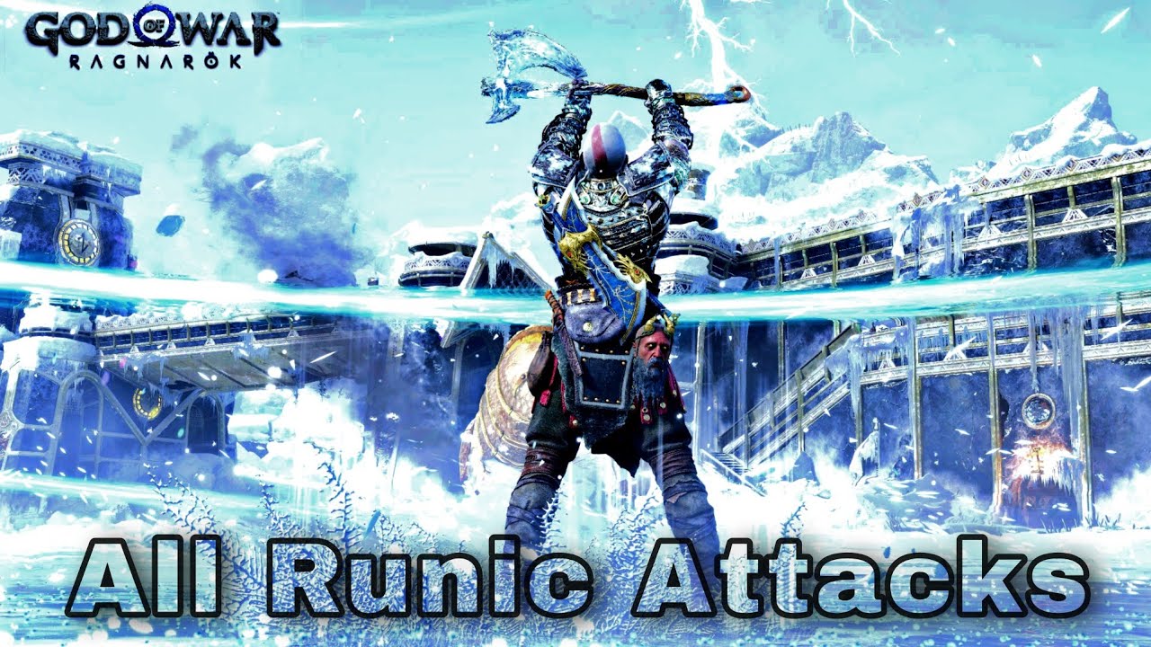 God of War Ragnarök - All Weapons Heavy & Light Runic Attacks, Check ...