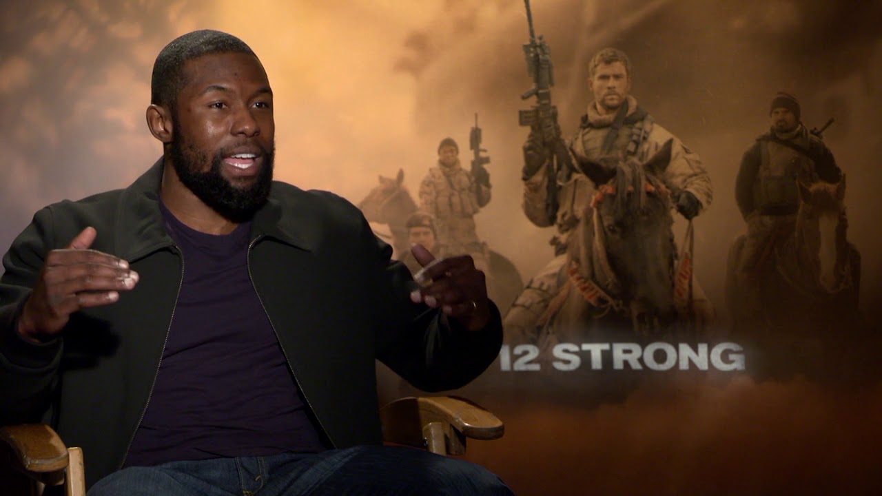 12 Strong || Trevante Rhodes - "Ben Milo" Interview || SocialNews.XYZ ...
