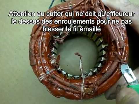 Initiation au Bobinage et Rebobinage : rattrapage des fils de sorties ...