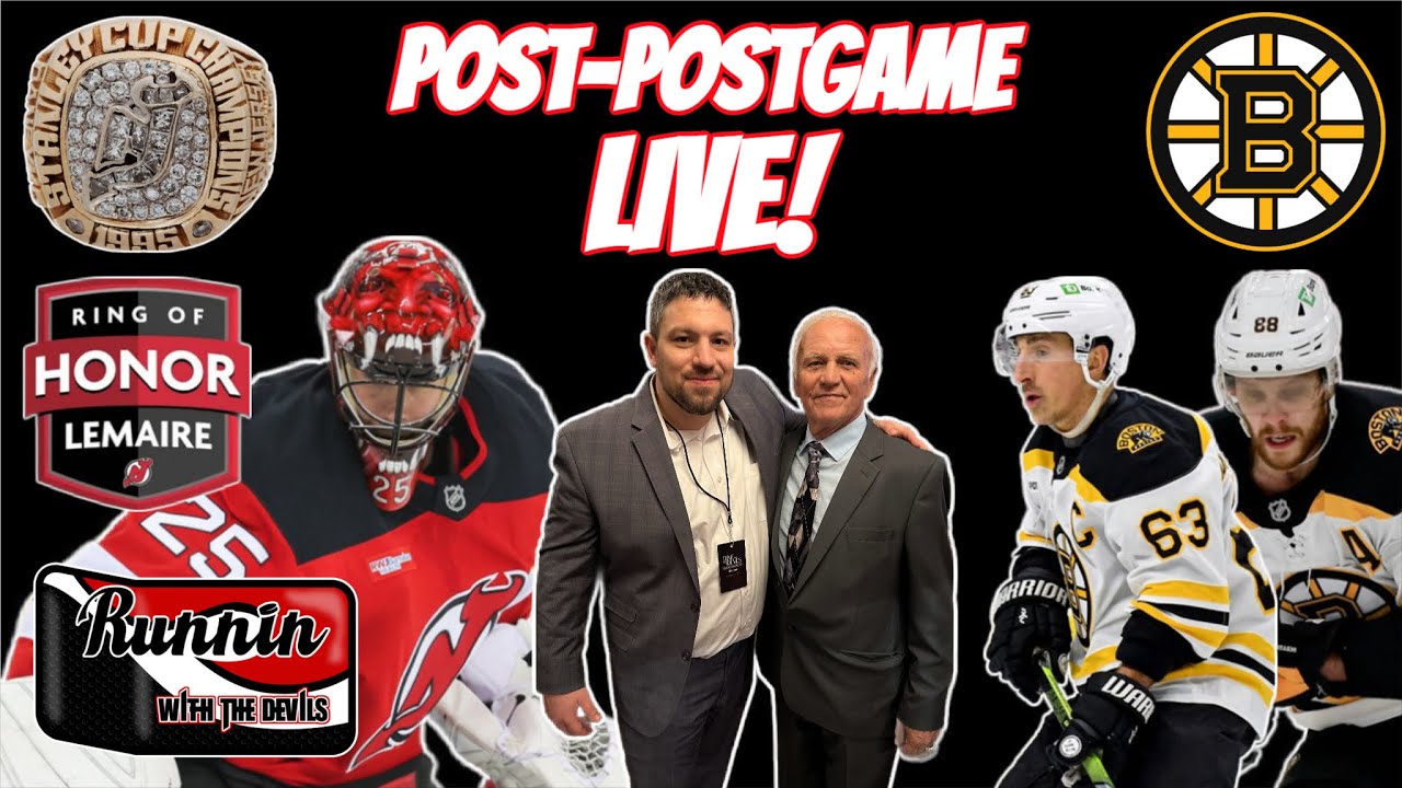 NJ Devils vs. Boston Bruins Post-Postgame LIVE! 1/22/25 WIN IT FOR ...