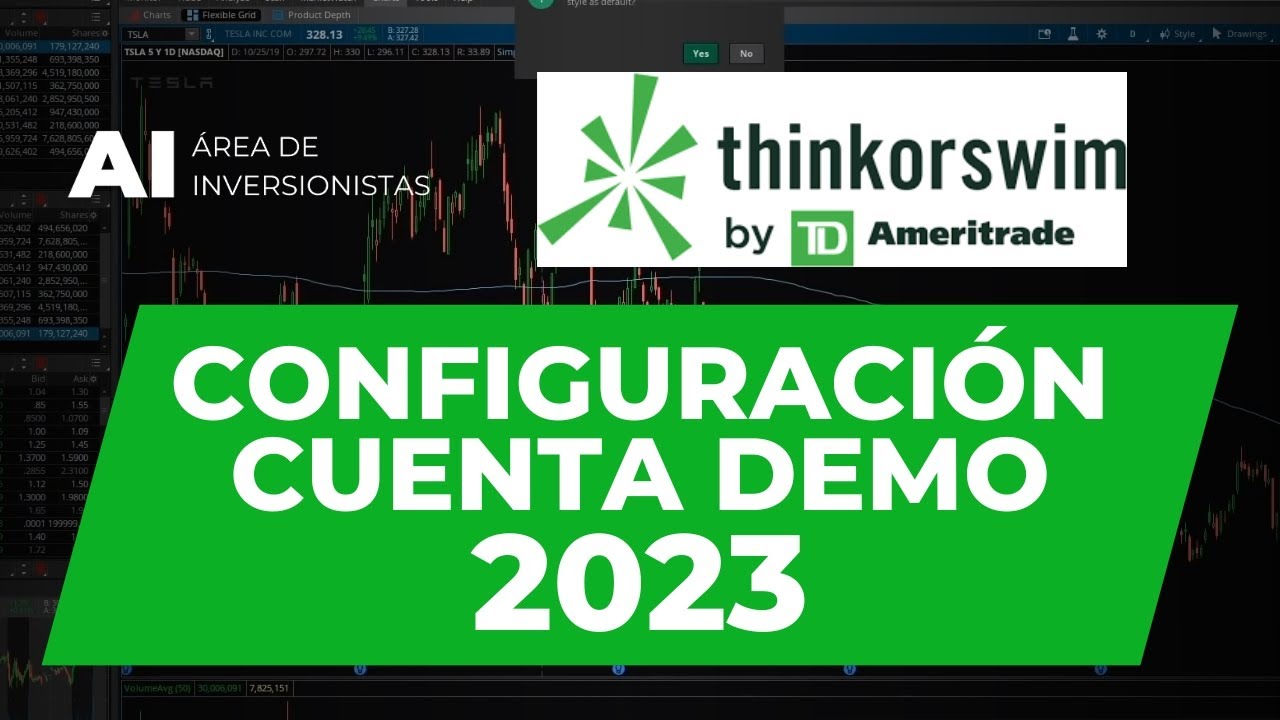 Configuración Cuenta Demo Thinkorswim 2023 en español // Configura tu ...