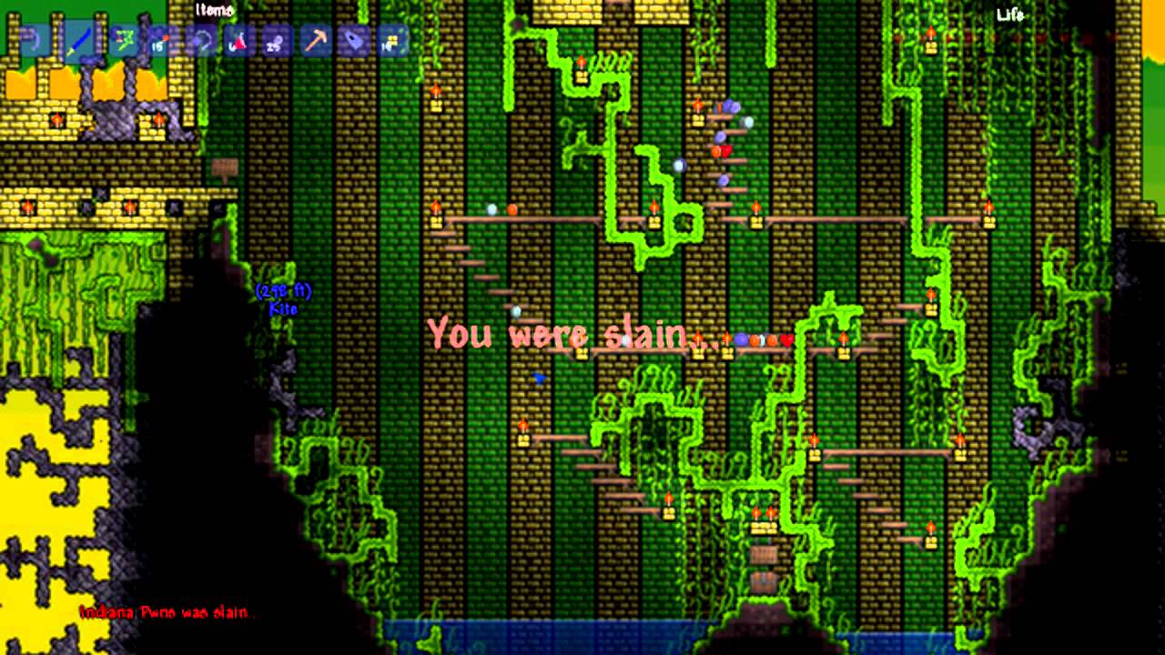 Terraria Custom Maps! - Raid of the Sky Temple - Part 5 - YouTube