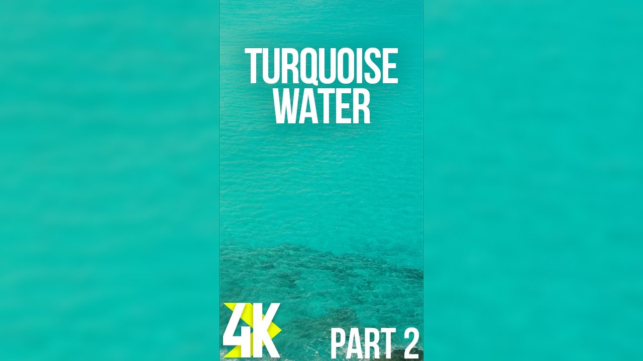 Turquoise Tropical Water of Hawaii Shore - 4K Ocean Relaxation for ...
