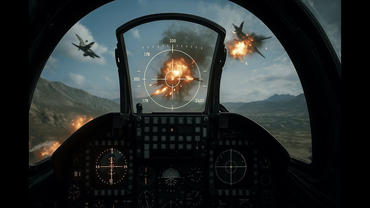 Epic Airstrike Dogfight: Cinematic Realism - YouTube