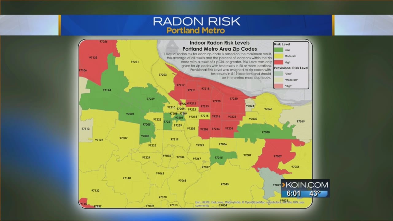 New radon data highlights Oregon danger zones - YouTube