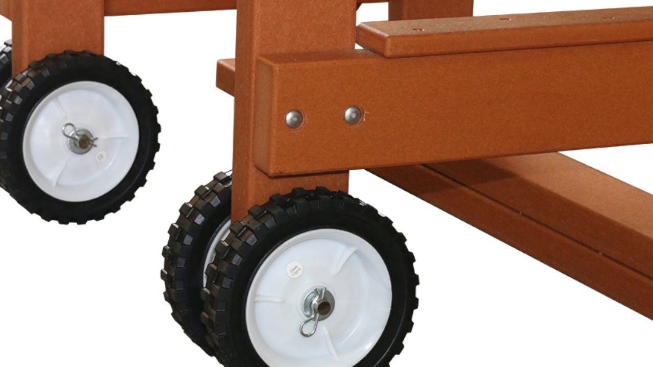 MLG & TLG Side Step Lifeguard Chair Wheel Kit - YouTube