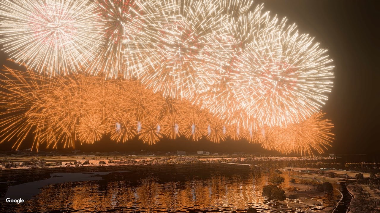 BIG FIREWORKS DISPLAY IN JAPAN - FWSIM - YouTube