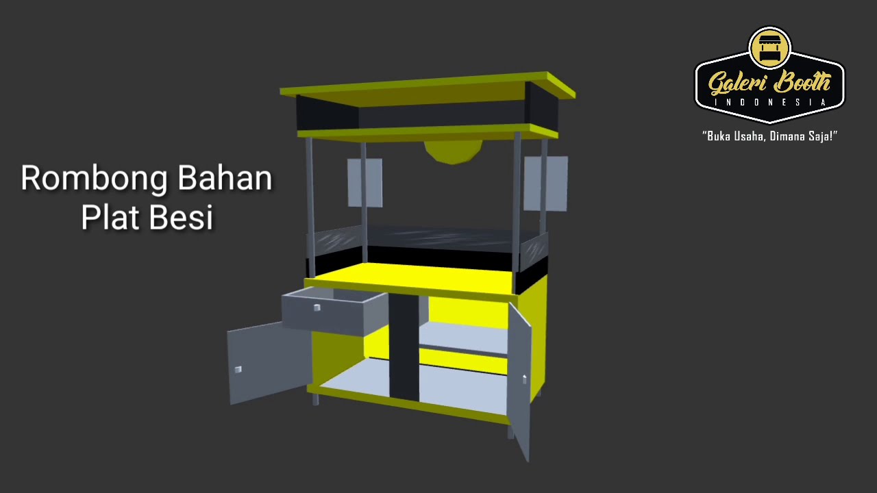 Gerobak Besi Neon Box 081239696166 - YouTube