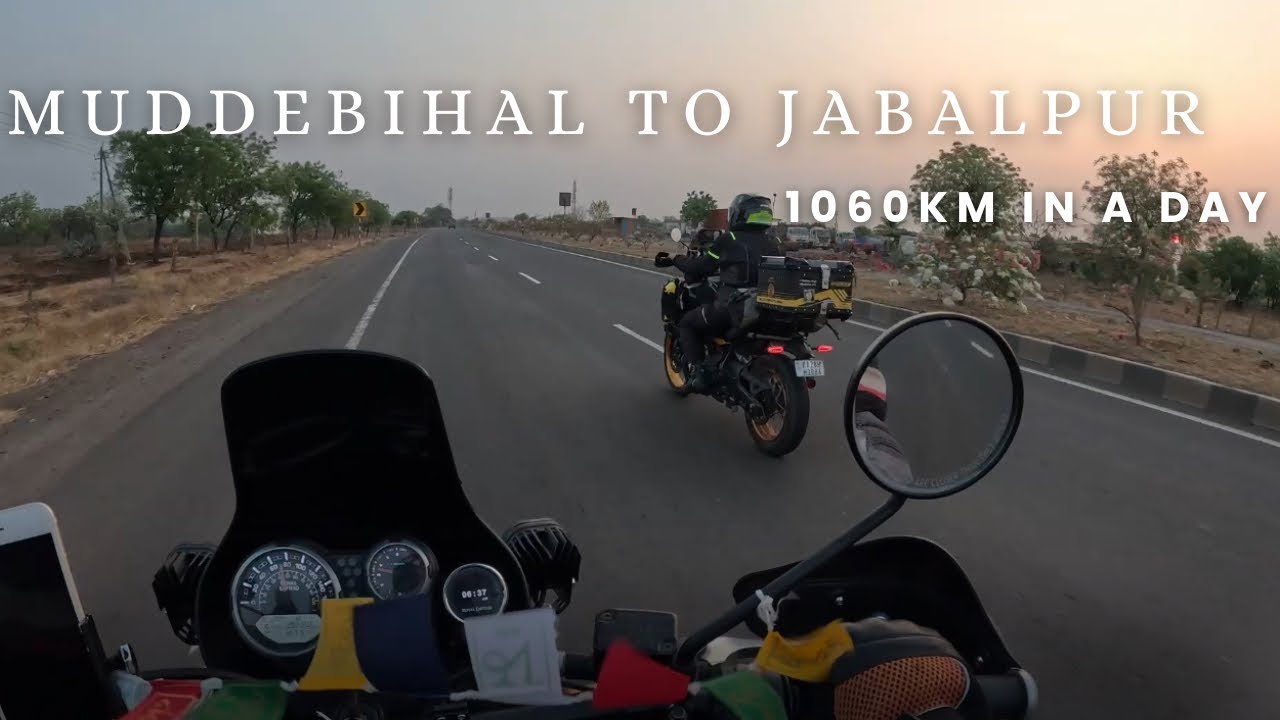 DAY-1 | MUDDEBIHAL-JABALPUR |INTERNATIONAL RIDE BEGINS - YouTube