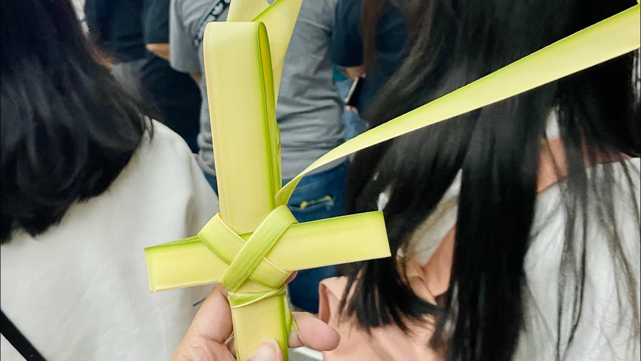 DIY Crucifix for Palm Sunday || Palaspas #creative #diy #palmsunday2023 ...