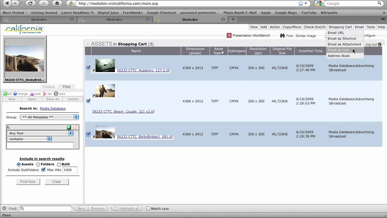 Mediabin Sharing Assets Outside Recipients - YouTube
