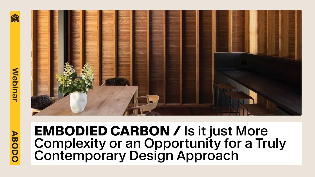 CPD Webinar / Embodied Carbon with Paul Reidy - YouTube