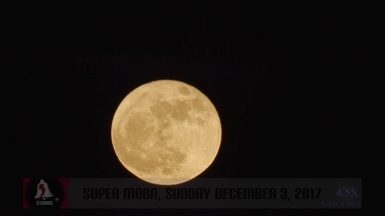 Beautiful Southern California Moon Rise, Close up! The Only Super Moon ...