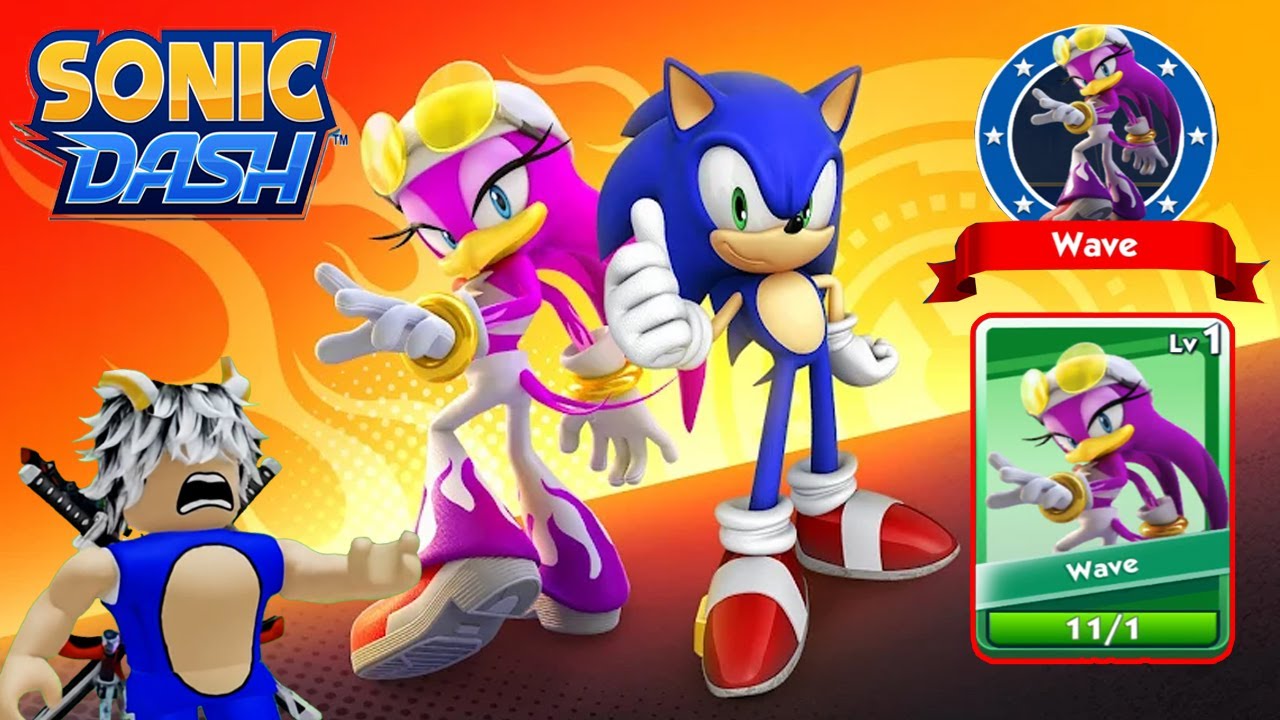 Sonic Dash 2025 - Unlocked Wave Character in Wave the Swallow Event ...