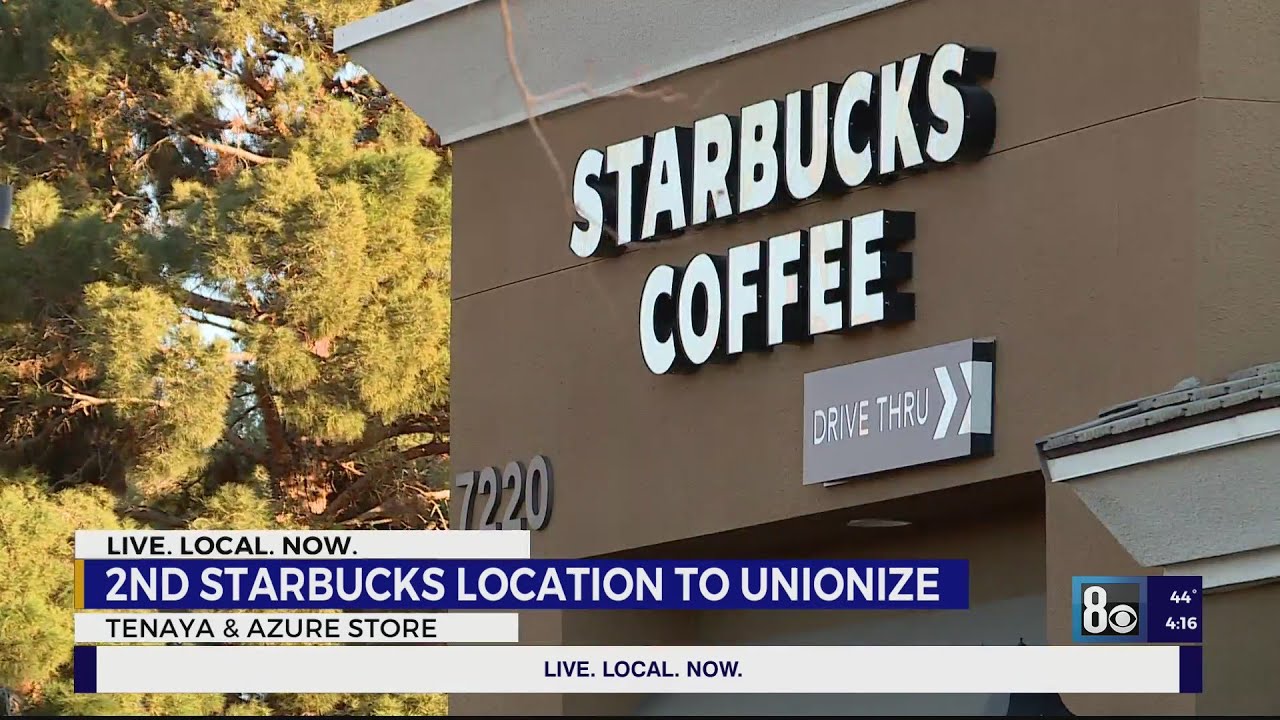 Northwest valley Starbucks becomes 2nd Nevada store to unionize - YouTube