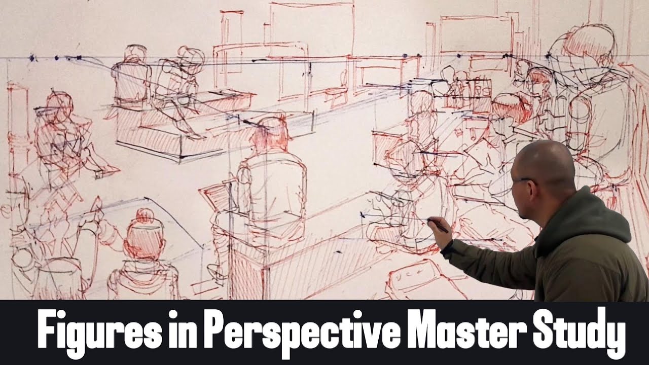 Kim Jung Gi - Figures in Perspective Master Study pt 7 - YouTube
