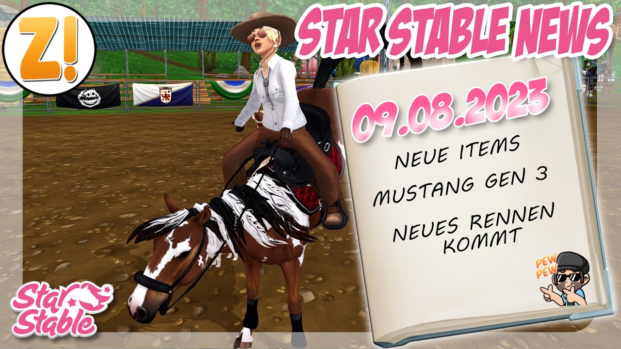 STAR STABLE NEWS: DIE NEUEN MUSTANGS GENERATION 3 💜 NEUE ITEMS [SSO ...