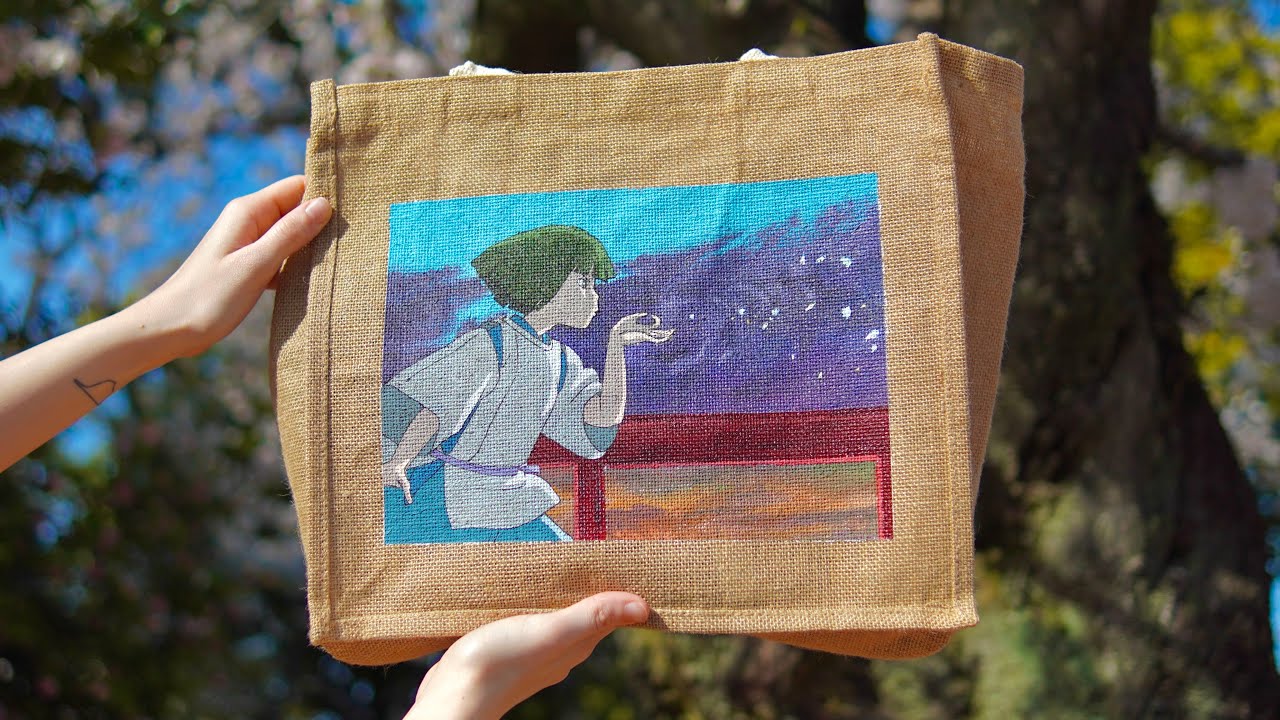 Making Ghibli Item! DIY Painting ”Spirited Away” - YouTube
