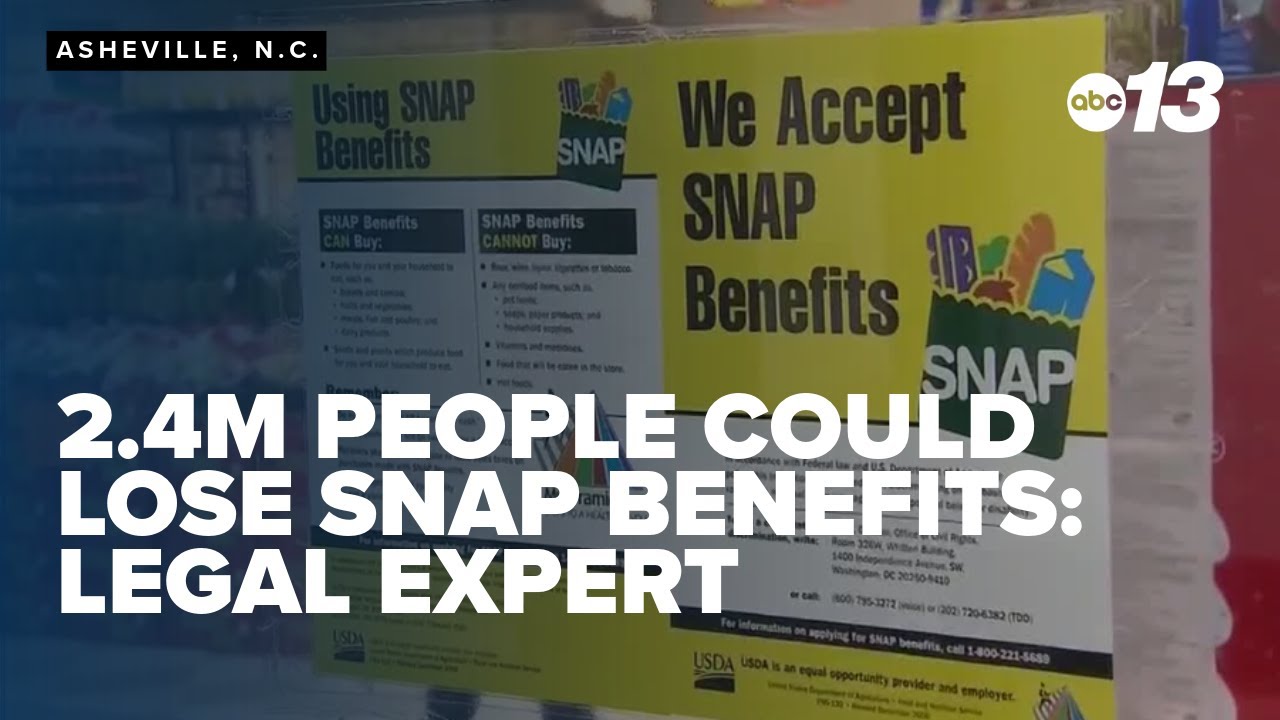2.4M people could lose SNAP benefits: legal expert - YouTube