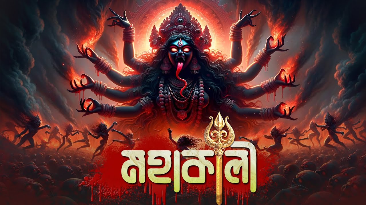 MAHAKAALI(Bangla)| কিভাবে এবং কেন মা কালীর উদ্ভব হয়েছিল?| Kalika Purana |মহাকালী | Samriddha ...