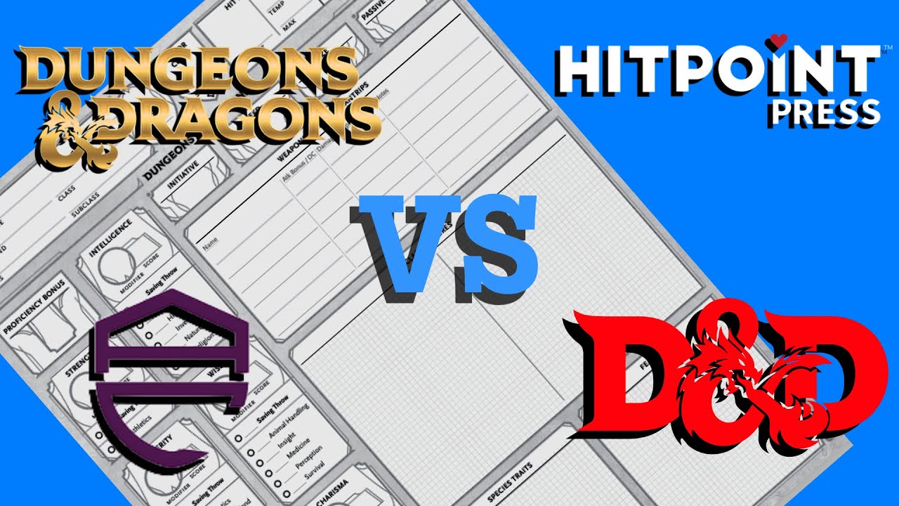 2024 Character Sheet vs Other Options - YouTube