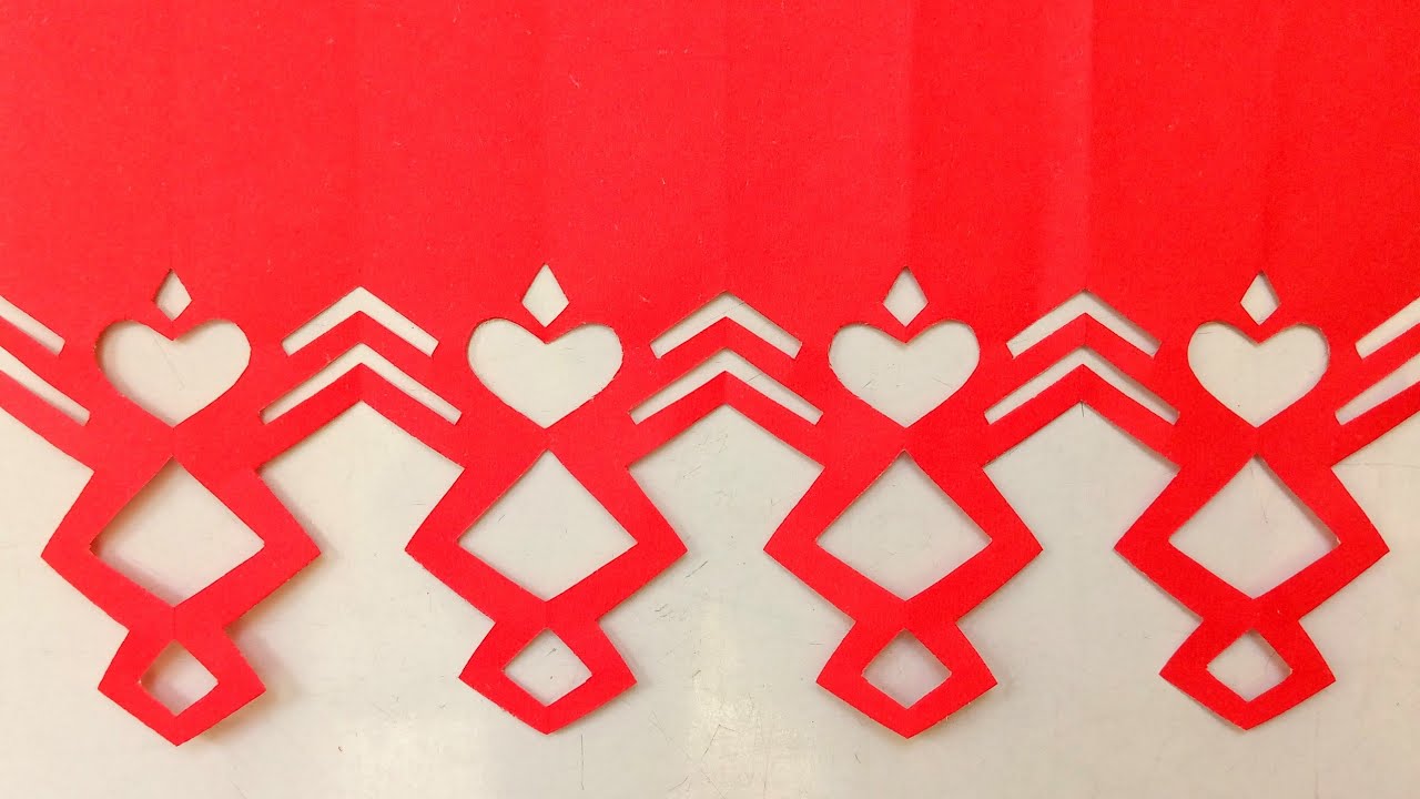 Easy Paper Design for Diwali Decoration | Simple Paper Cutting for ...