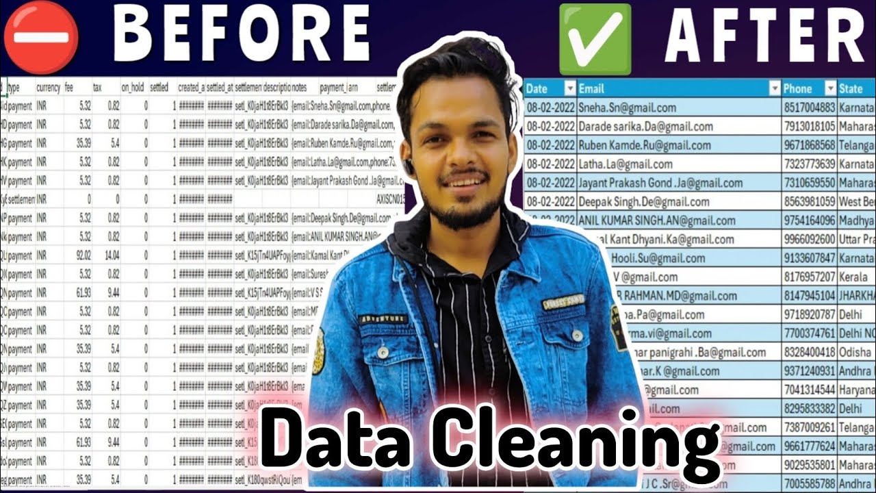 Data Cleaning in Excel 2024 ! Data Cleaning Using Excel 365 ! Simple ...
