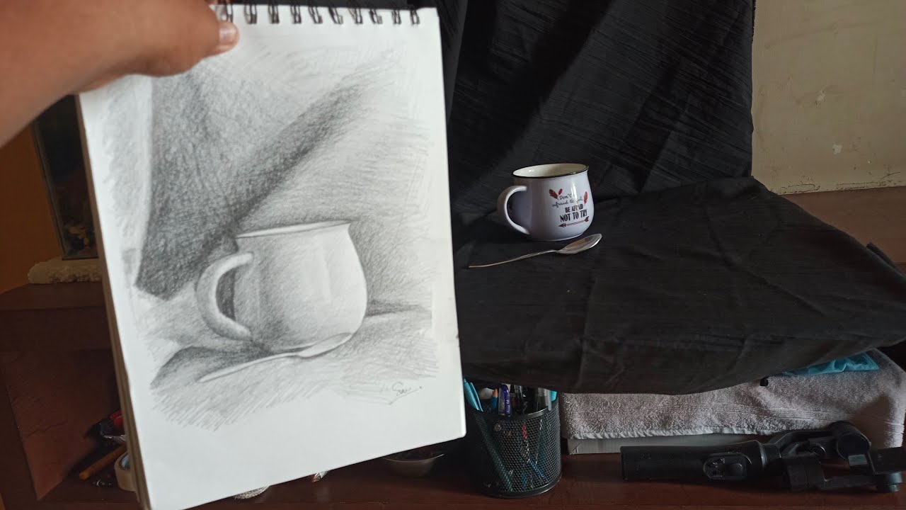 Still life drawing with graphite pencil Part - 2 | Watch full video ...