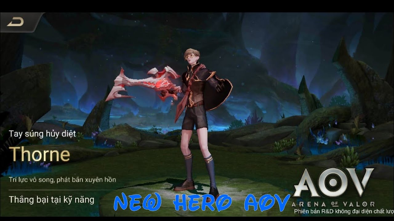 new hero THORNE AOV (ARENA OF VALOR) - YouTube