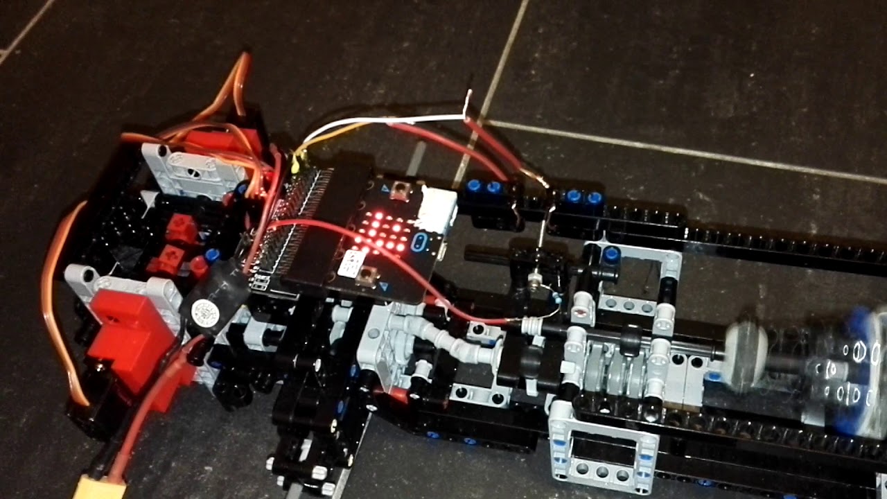 Micro:Bit Lego car with automatic 4-speed sequential gearbox. - YouTube