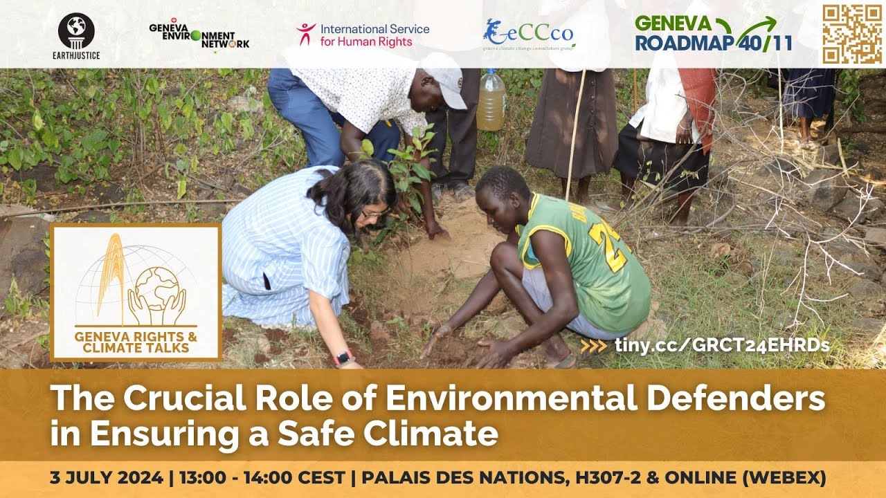 Crucial Role of Environmental Defenders in Ensuring a Safe Climate ...