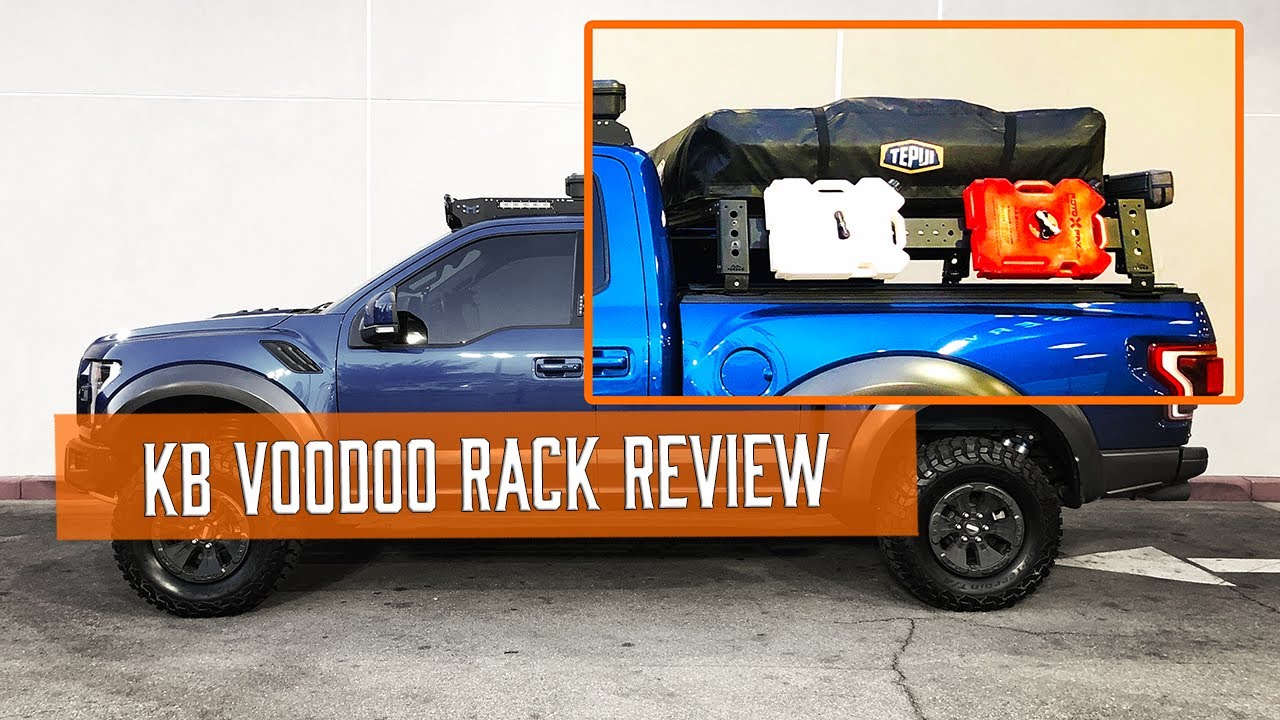 KB Voodoo Bed Rack Review on F-150 Ford Raptor - YouTube