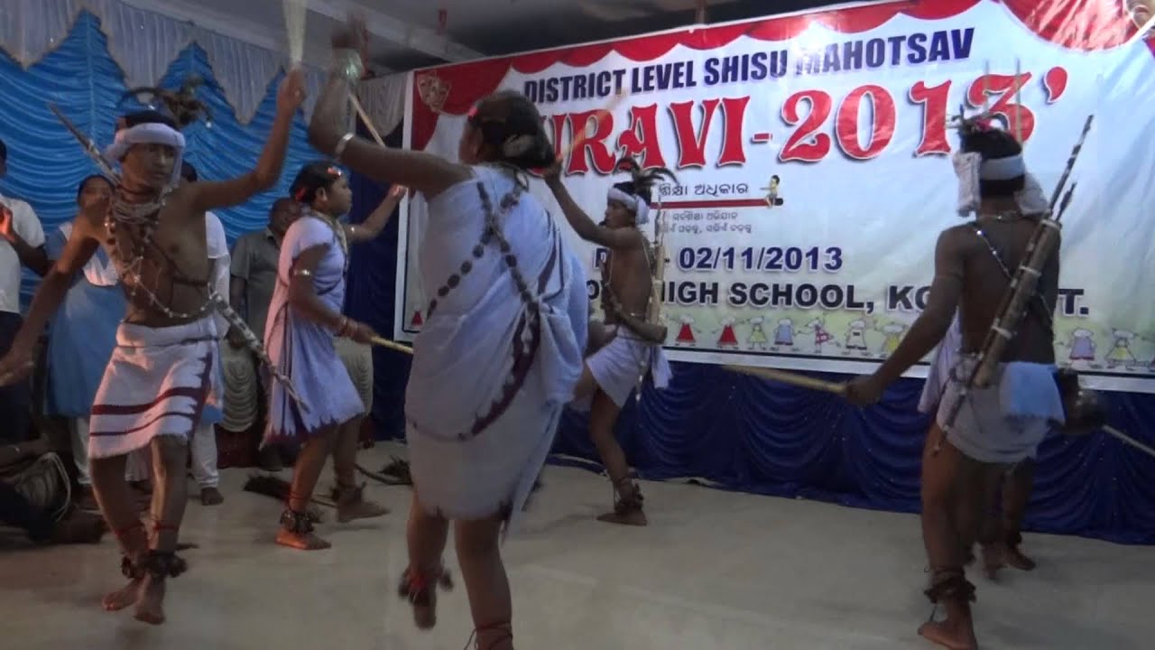 Durua Dance by Children from Siribeda in Koraput District - YouTube