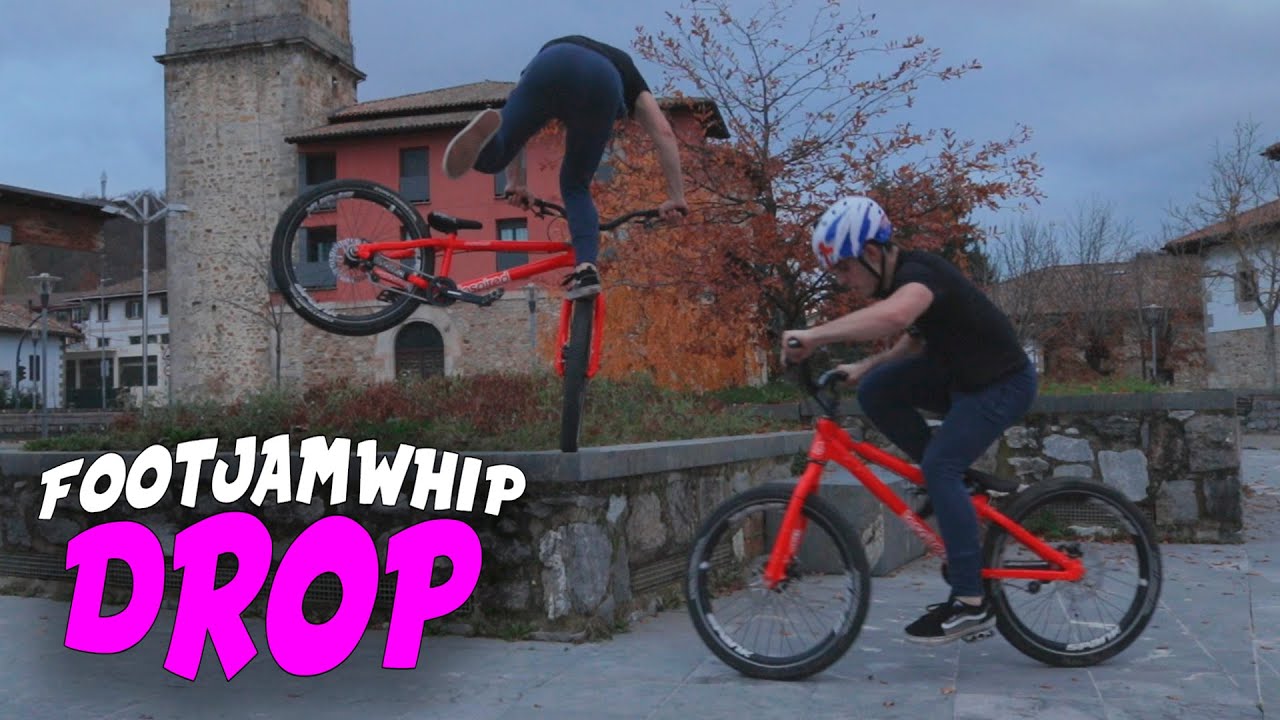 MY FIRST FOOTJAM WHIP DROP | Street Trials - YouTube