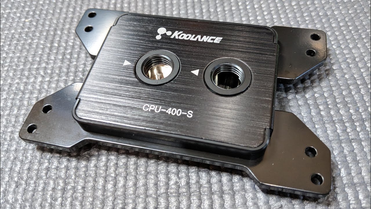 Koolance 400A S Threadripper TR4 Water Block Unboxing and Breakdown ...