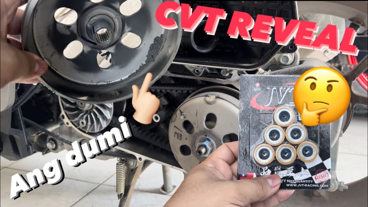 Honda Click 150 v2 Flyball Replacement & CVT Cleaning @ 3km Odo # ...