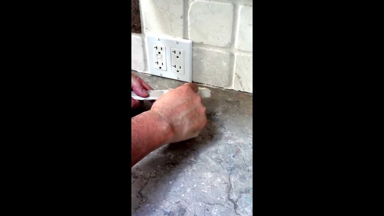 Cracked & Missing Grout Repair using Grout Shield - YouTube