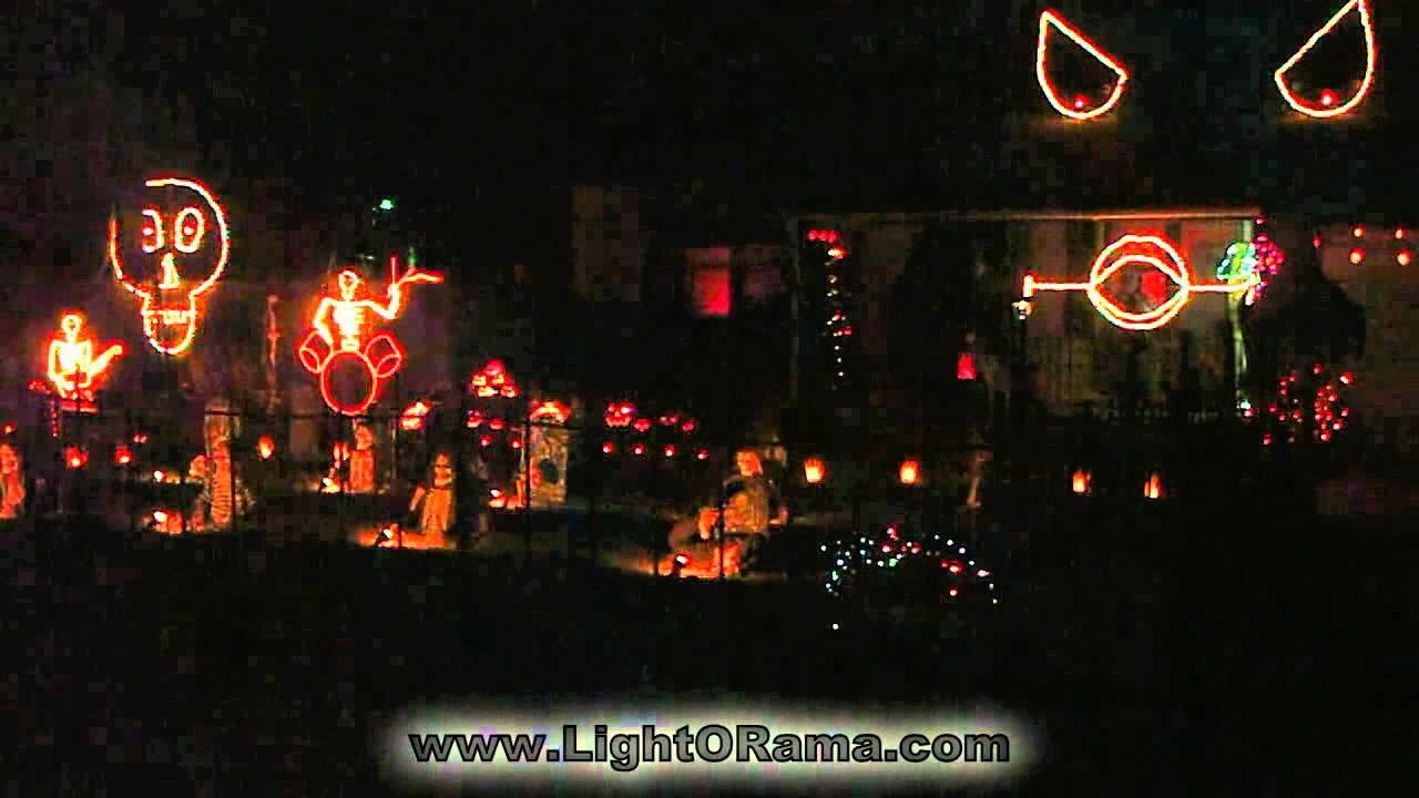 Light-O-Rama Halloween Display Examples - YouTube