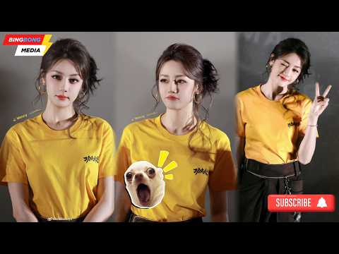 Dilraba’s Gorgeous Side Bun Becomes the Biggest Highlight of Her Guangzhou Appearance!