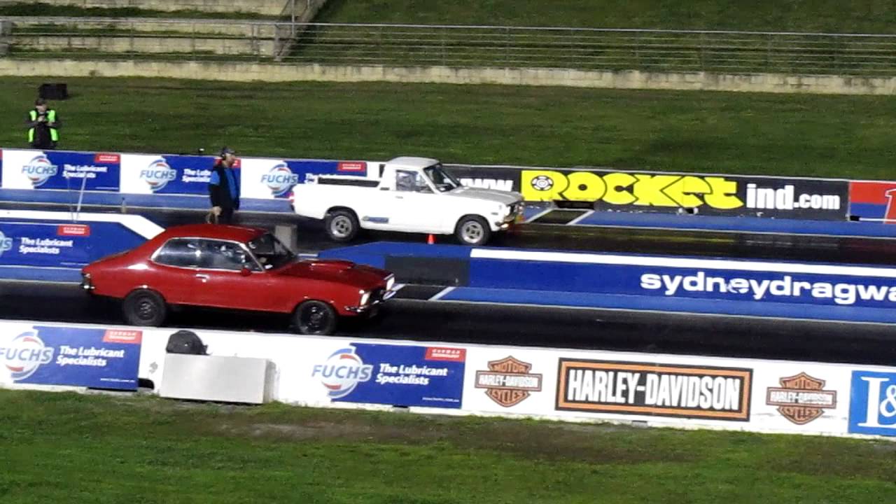 a15 turbo micks motorsports datsun 1200 10.7 @ 125mph - YouTube