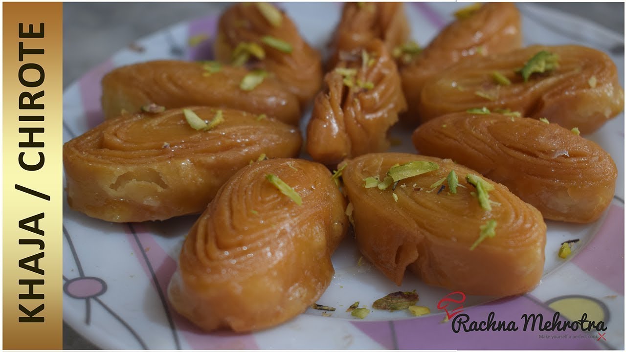 How to make Khaja Recipe (Layered Fritters Dunked In Sugar Syrup ...