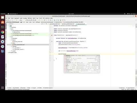 ActionMenuView Example Android - YouTube