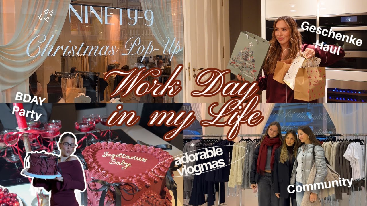 OMG! Pop-Up Store OPENING, BIRTHDAY Dinner & WORKOUTS | Adorable ...