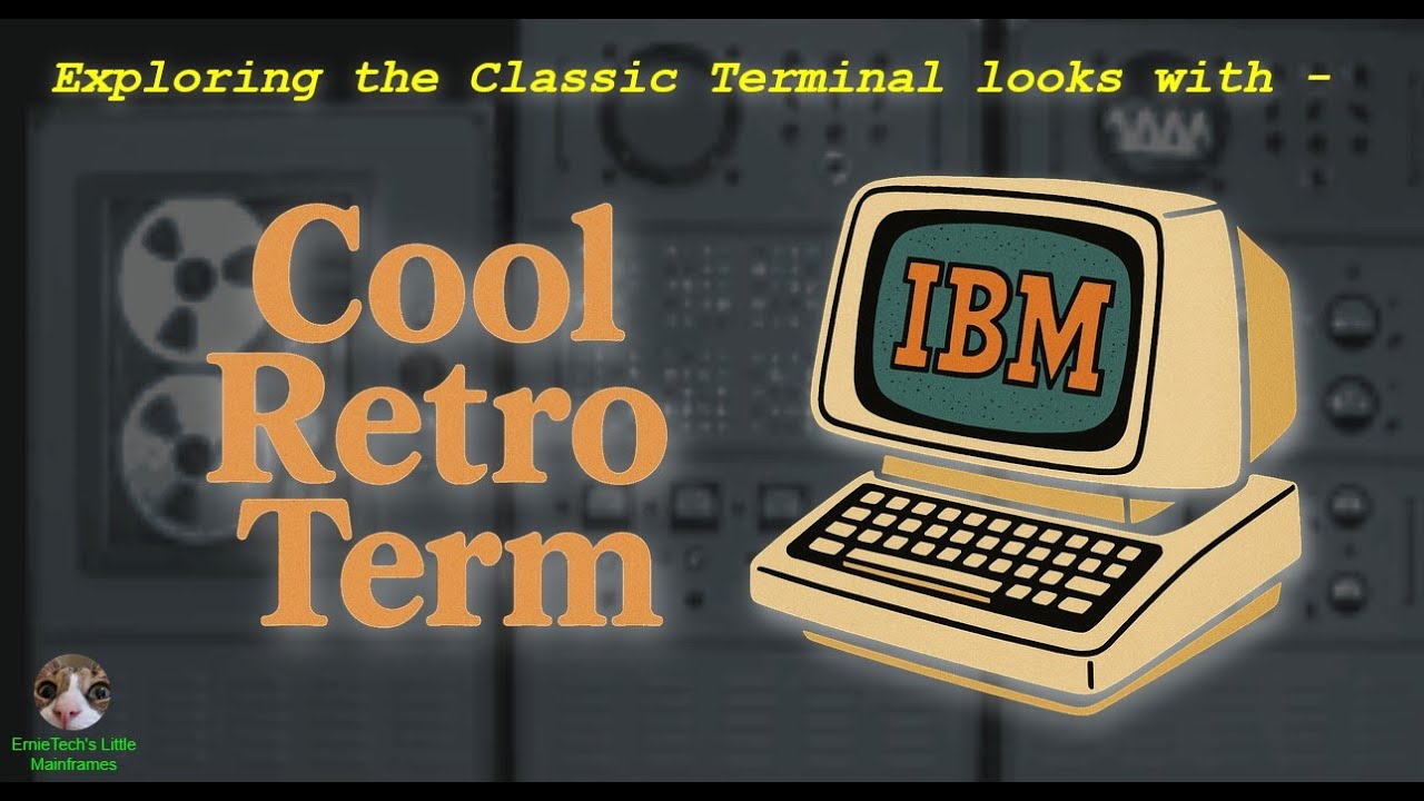 The coolest terminal program you never heard of Cool-Retro-Term - YouTube