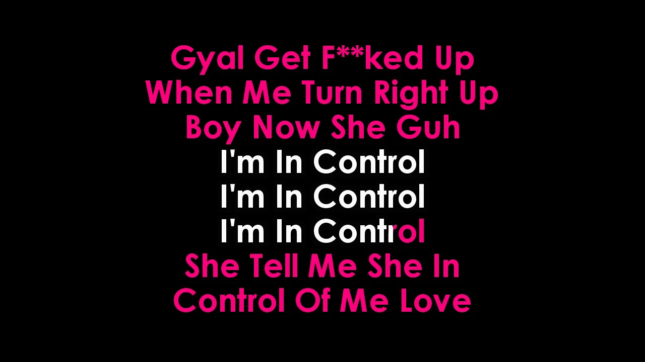 Aluna George Feat Popcaan I'm In Control karaoke - YouTube