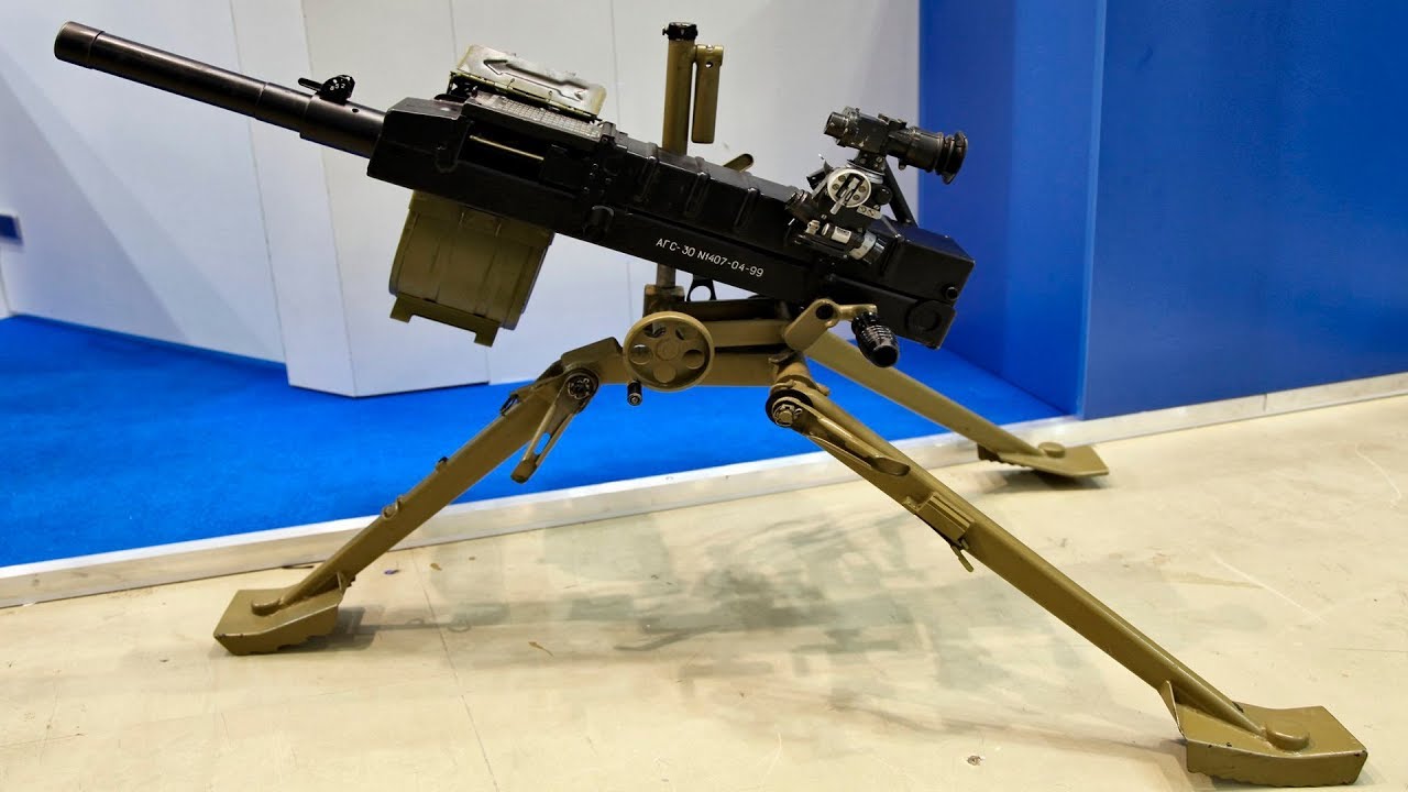 About 'AGS-30' Automatic Grenade Launcher - YouTube