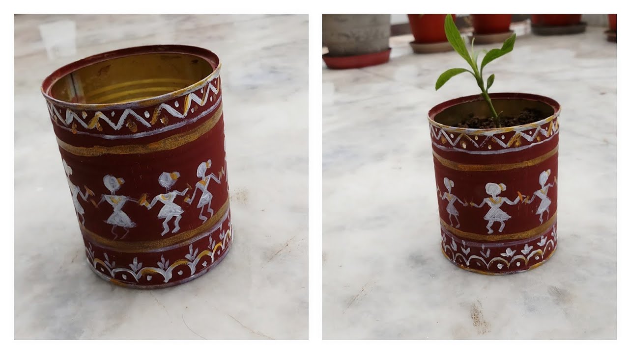 Tin Diy| Reuse/Recycle Tin Can| Tin Reuse - YouTube