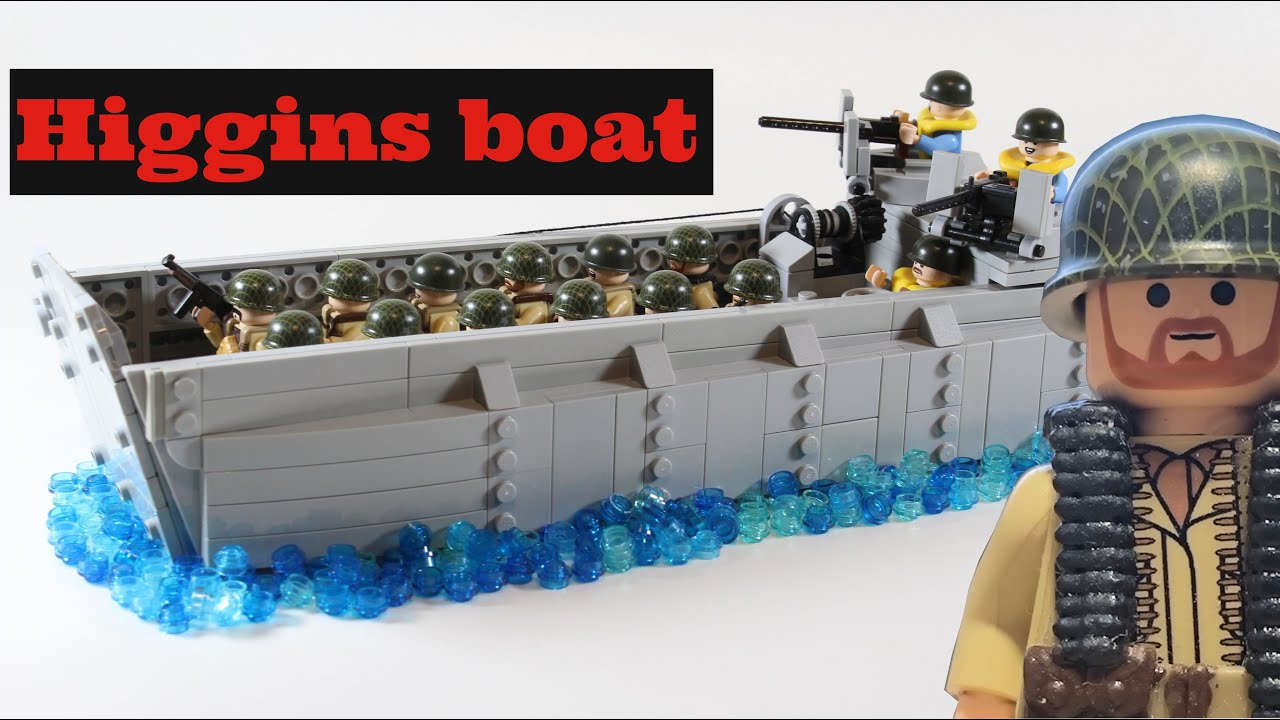 LEGO WW2 LCVP Higgins Boat - YouTube